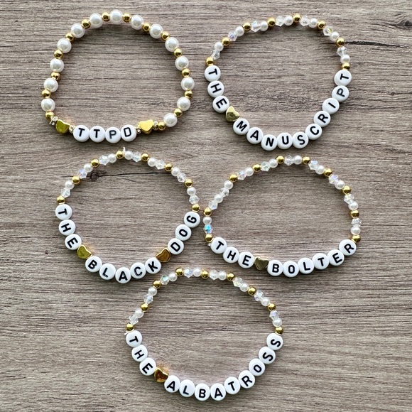 Taylor Swift | Jewelry | Set Of 5taylor Swift The Tortured Poets ...